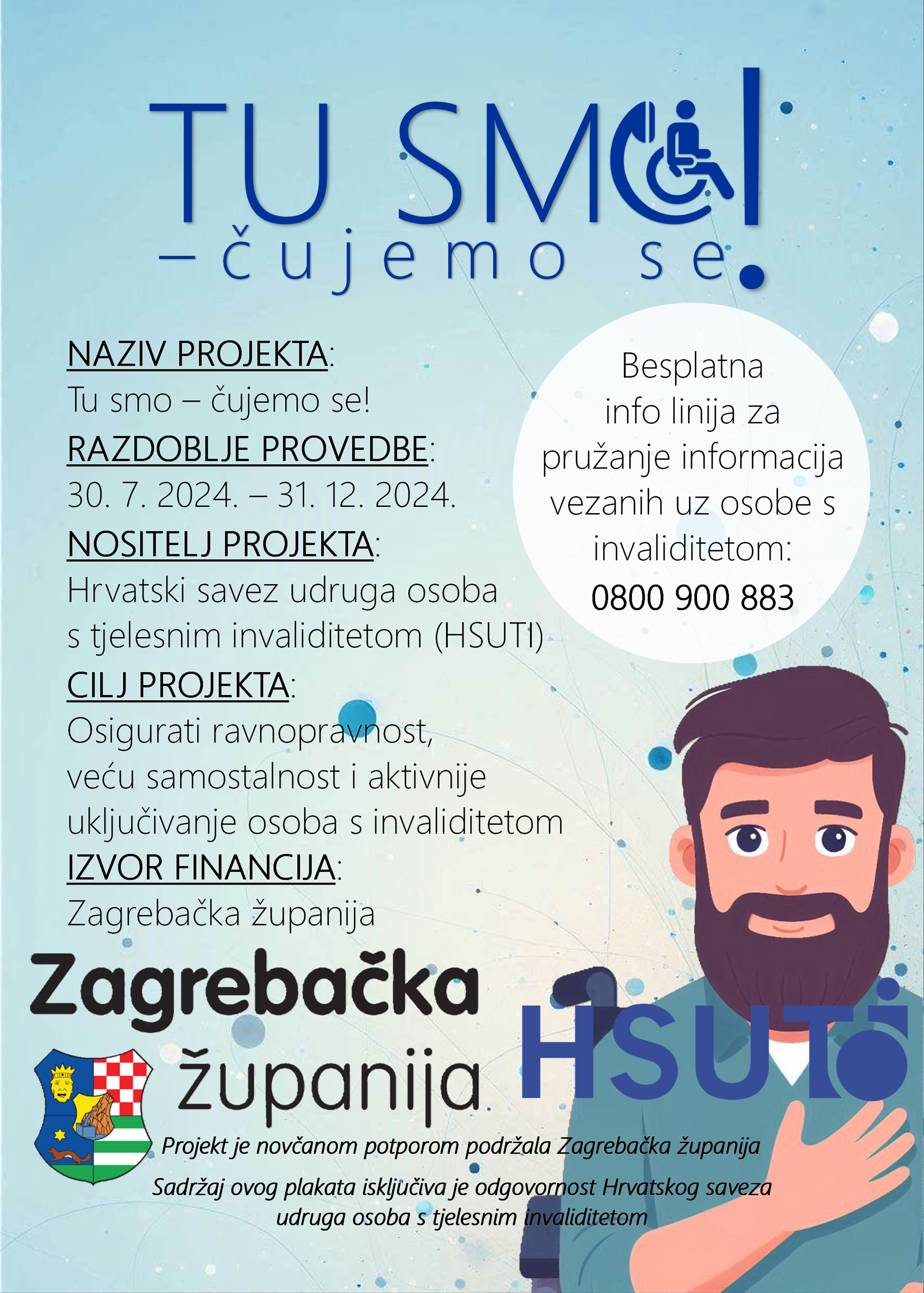 U Hrvatskoj otvorena besplatna telefonska linija za osobe s ...